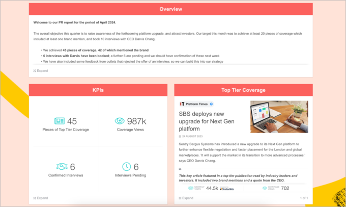 How to Make Better PR Reports (Six Actionable Tips) - Releasd
